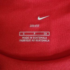 Nike | Shirts | Nike Mens Drifit Red Shirt | Poshmark